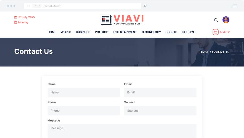 Viavi - News, Magazine & Blog Laravel CMS Script by viaviwebtech | CodeCanyon